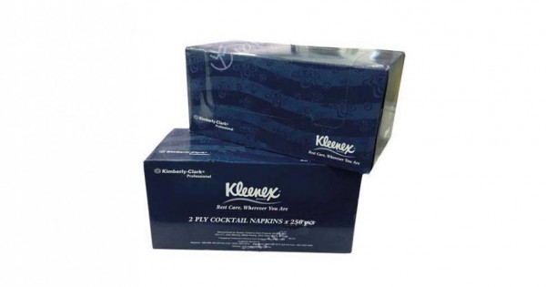 Kleenex Cocktail Napkins White QF 2ply (20pkts x 250's)